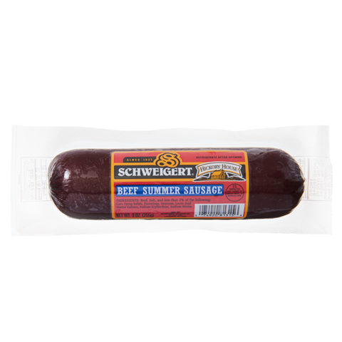 Beef Summer Sausage / Braunschweiger From Schweigert Meats
